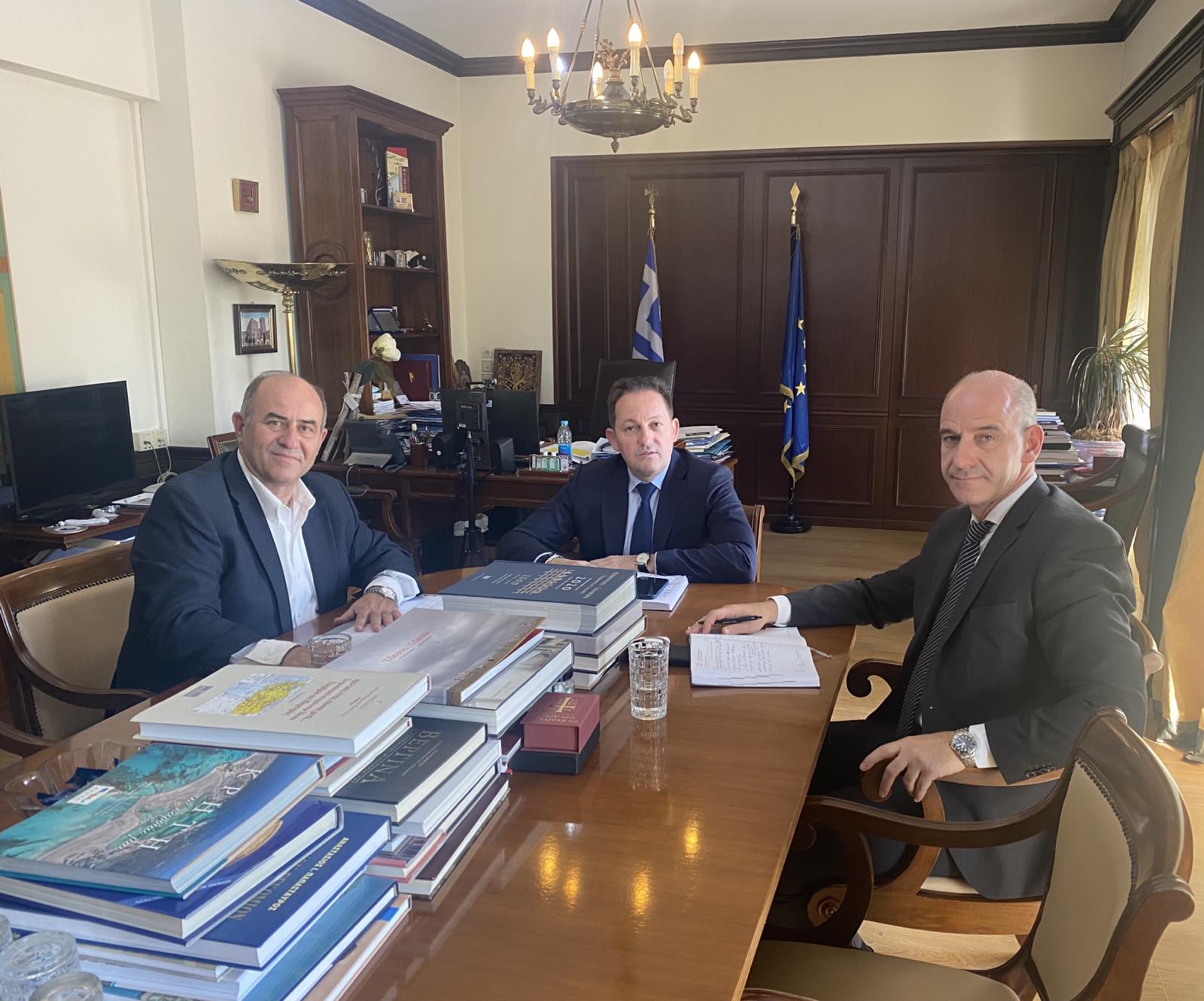 Δήμος Δίου-Ολύμπου: Συνάντηση του Δημάρχου Βαγγέλη Γερολιόλιου και του ...