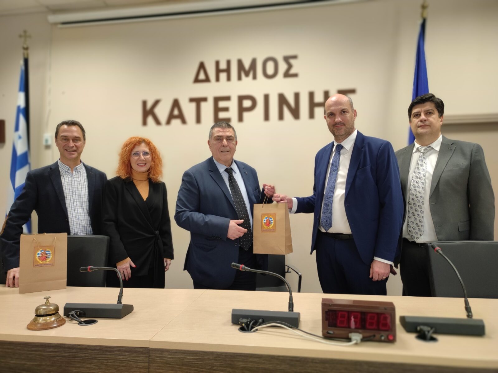 Επίσκεψη του Γενικού Προξένου της Βουλγαρίας στο Δημαρχείο Κατερίνης ...