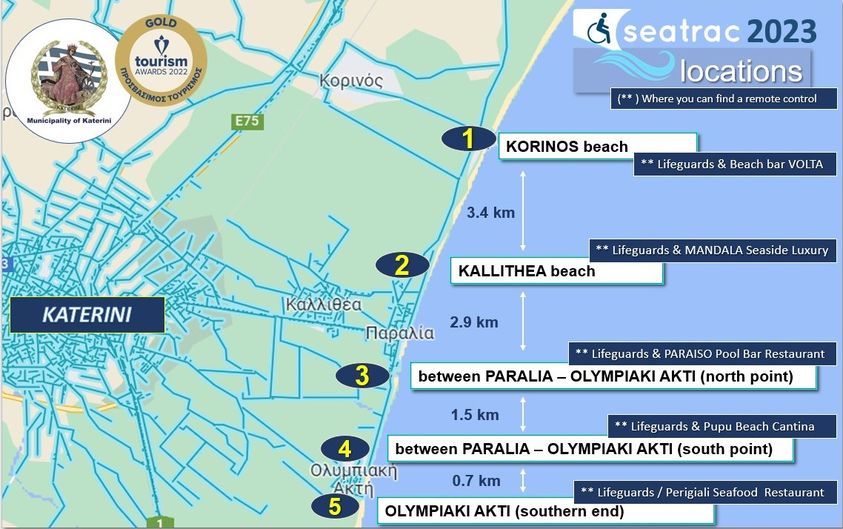 Δήμος Κατερίνης: Πέντε seatrac για πρόσβαση των ΑμεΑ στις παραλίες ...
